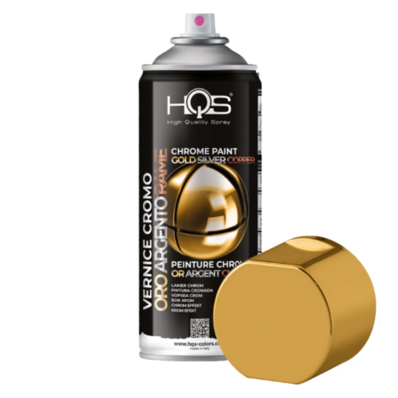 HQS Spray • Efeito Cromado Oro - Polifer